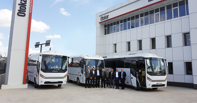 Otokar yeni otobüslerini teslim etti